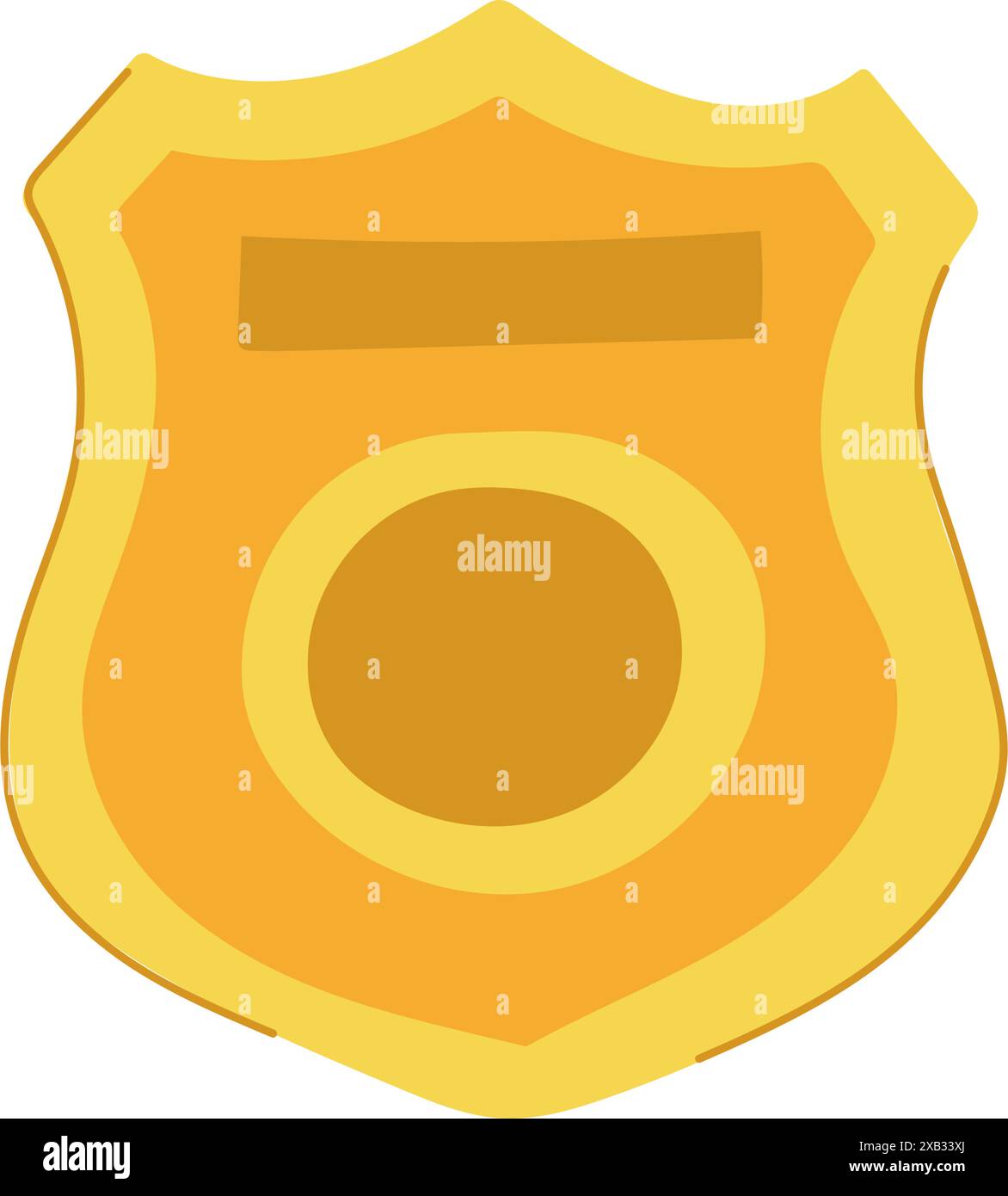 western sheriff badge cartoon vector illustration Stock Vector Image ...