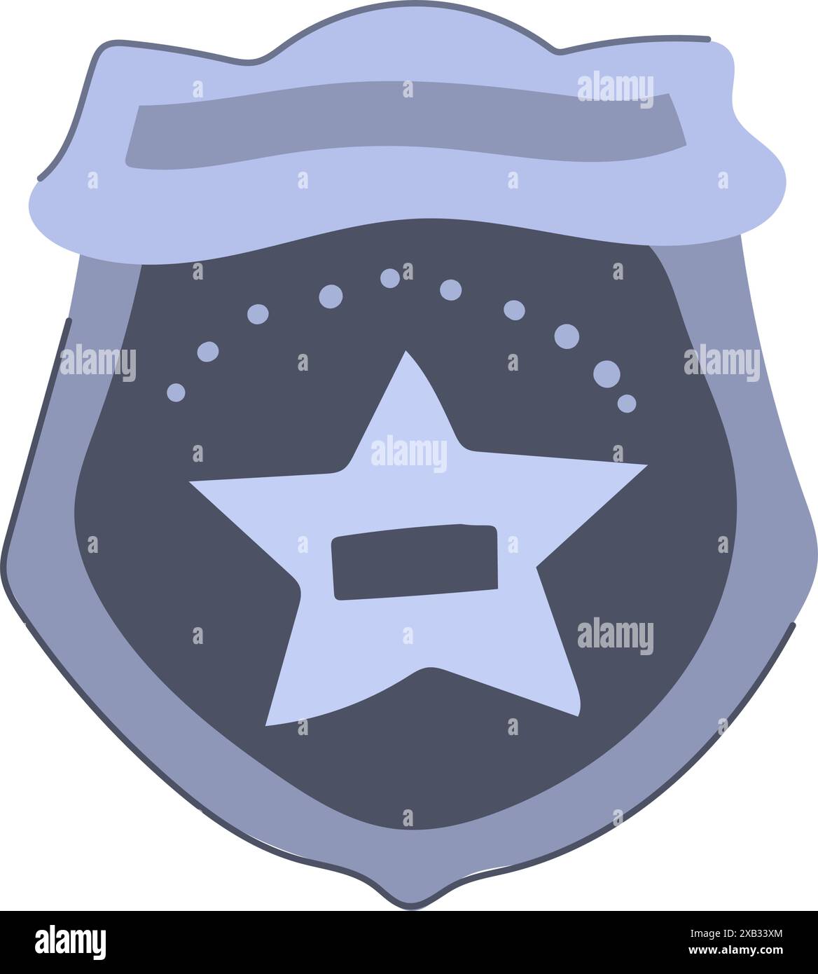 star sheriff badge cartoon vector illustration Stock Vector Image & Art ...