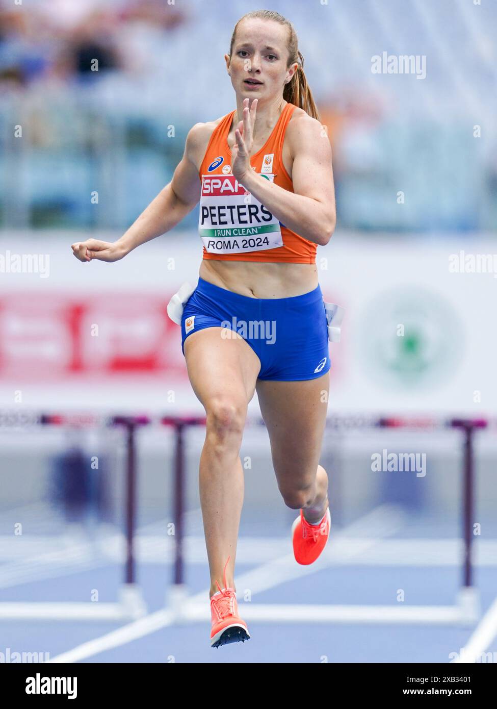 ROME, ITALY - JUNE 10: Cathelijn Peeters of the Netherlands competing ...