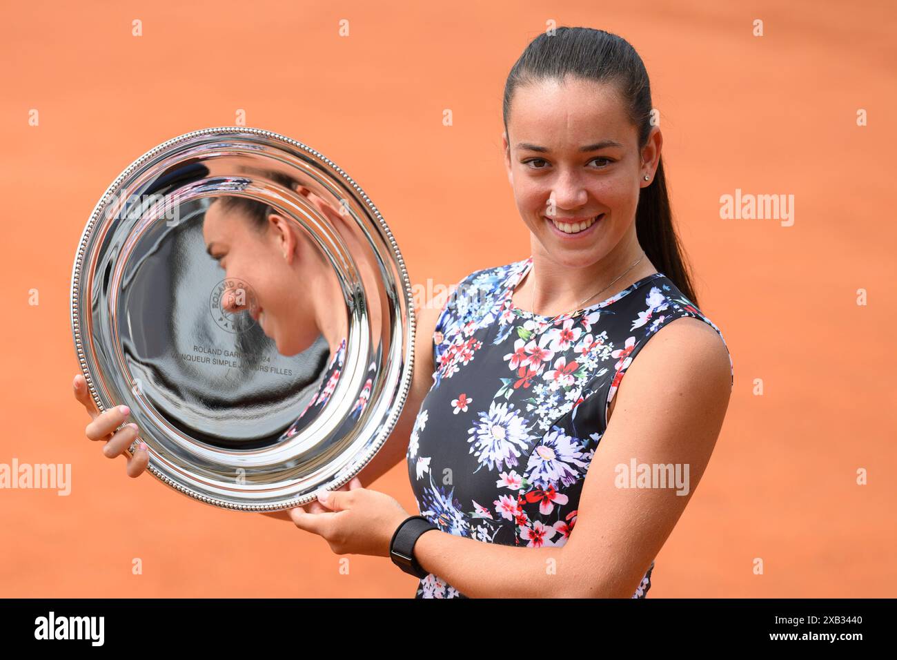 Prague, Czech Republic. 10th June, 2024. Double junior Roland Garros ...