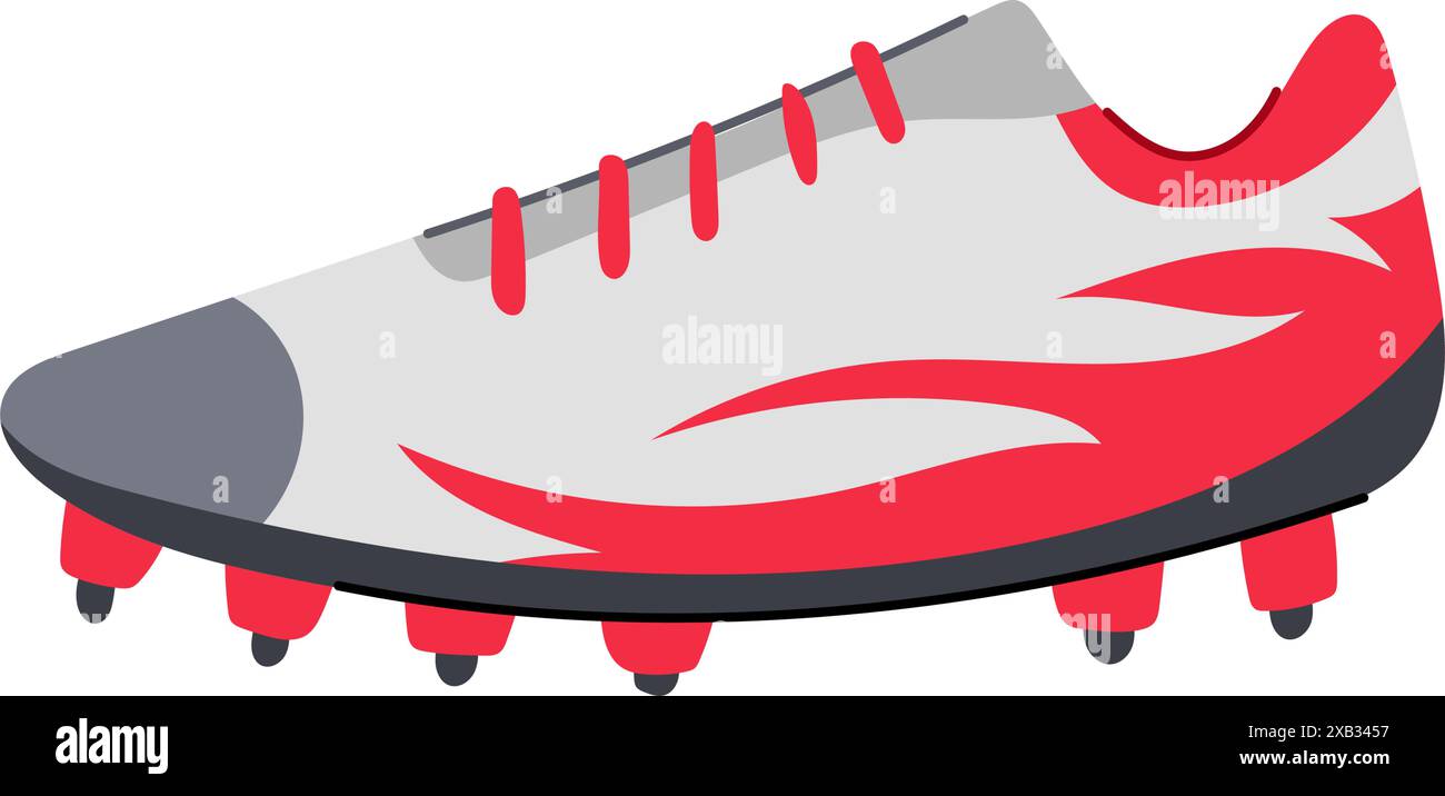 sport soccer boots cartoon vector illustration Stock Vector Image & Art ...
