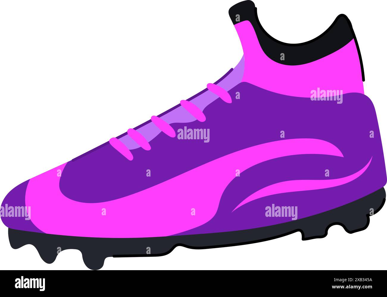 football soccer boots cartoon vector illustration Stock Vector Image ...