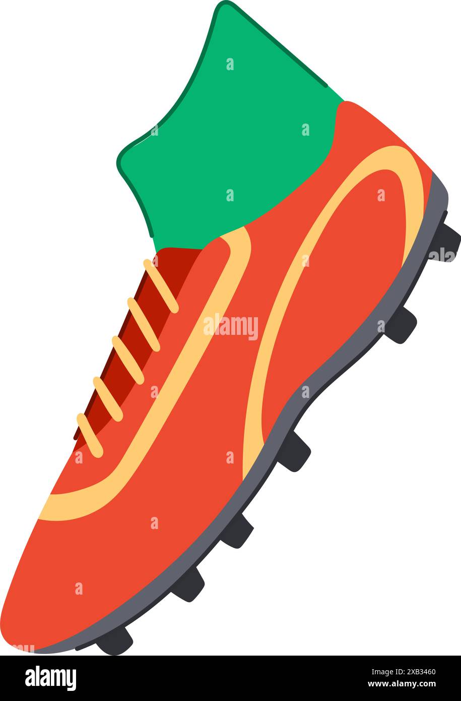 boot soccer boots cartoon vector illustration Stock Vector Image & Art ...