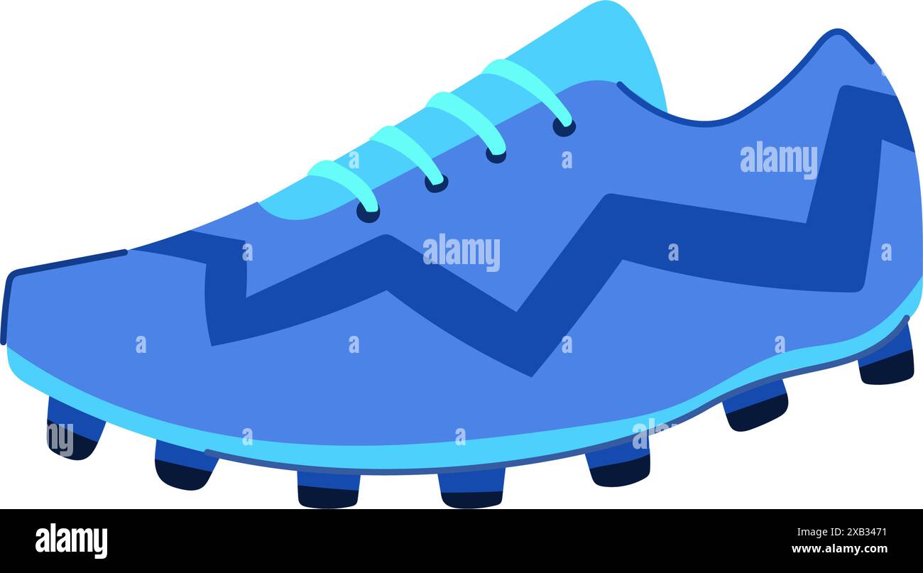 player soccer boots cartoon vector illustration Stock Vector Image ...