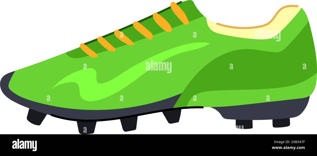 kick soccer boots cartoon vector illustration Stock Vector Image & Art ...
