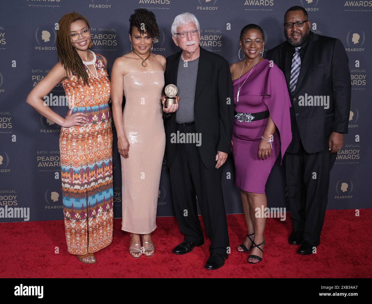 Los Angeles, USA. 09th June, 2024. (L-R) Eboni Johnson-Kaba, Rosalynde LeBlanc, Tom Hurwitz ...