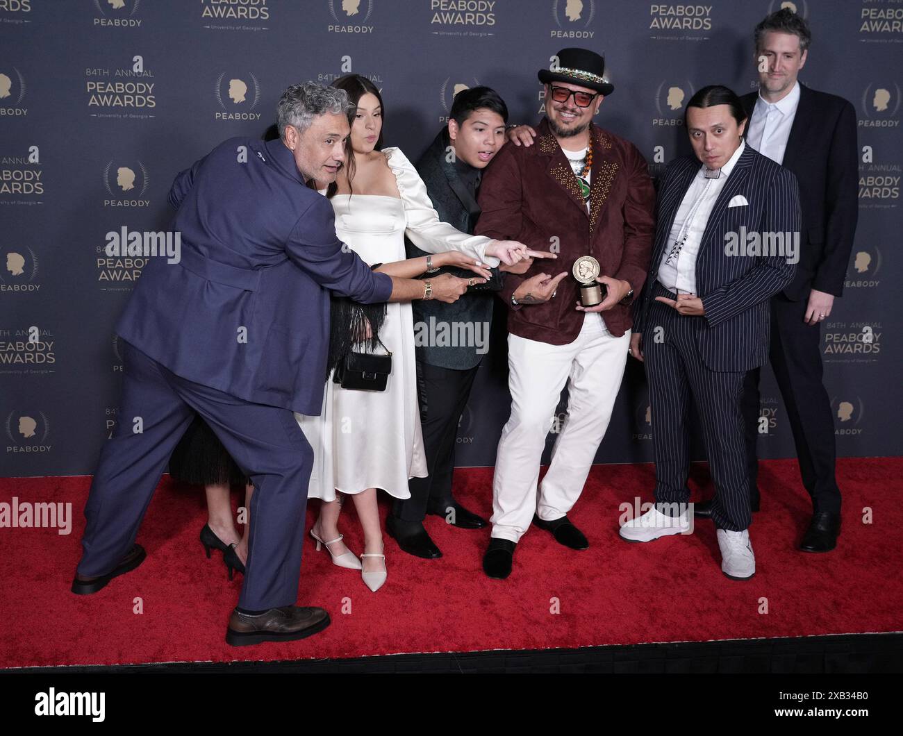 Los Angeles, USA. 09th June, 2024. (L-R) Taika Waititi, Tazbah Cahvez ...