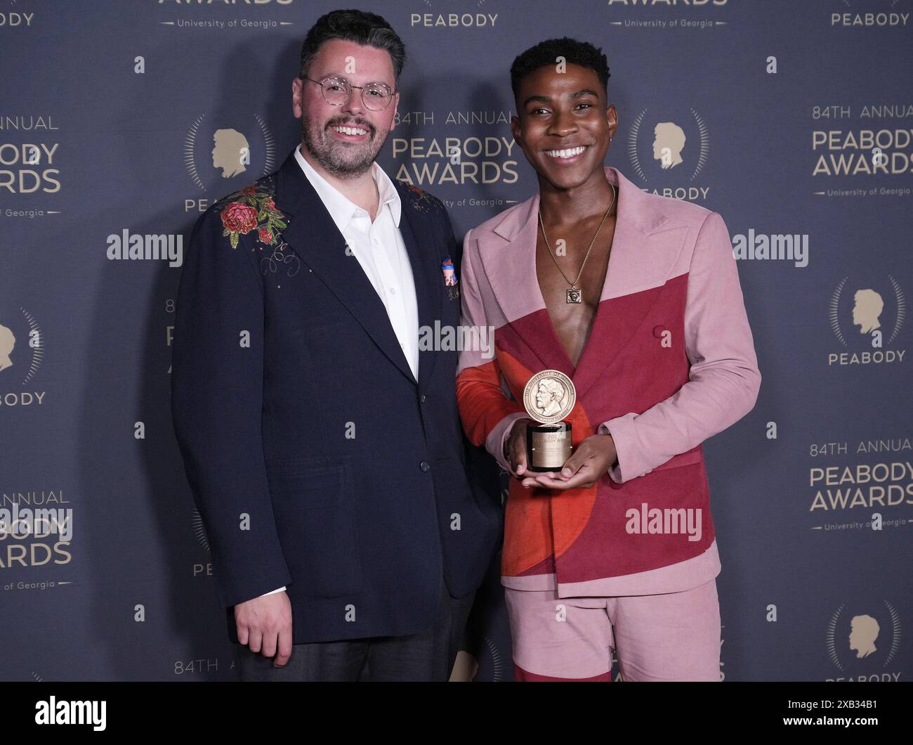 Los Angeles, USA. 09th June, 2024. (L-R) Ariel Viera and Kahlil Greene ...