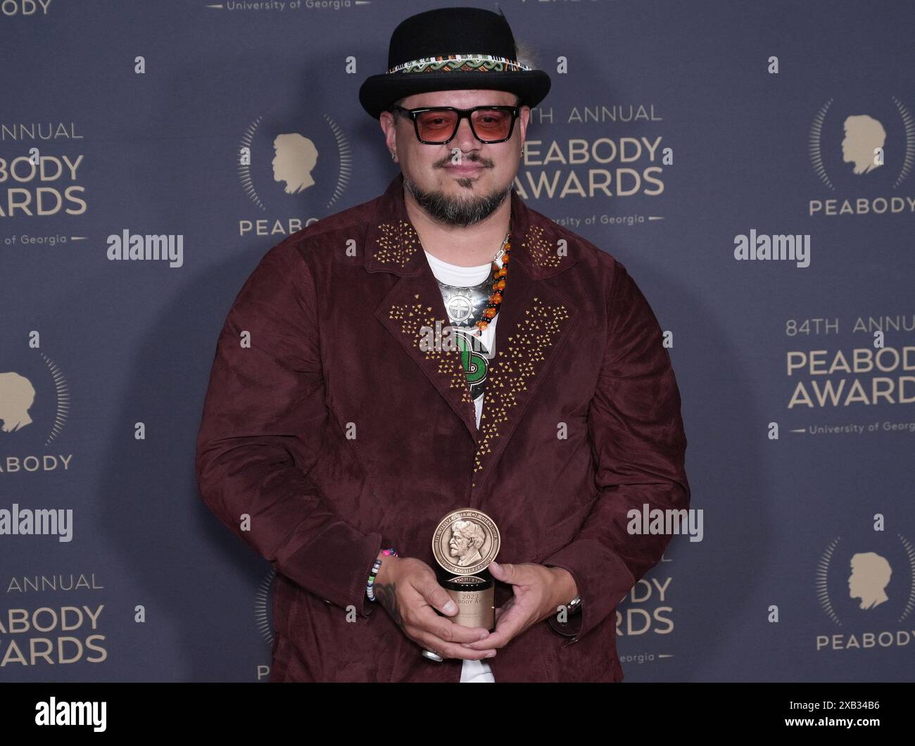 Los Angeles, USA. 09th June, 2024. Sterlin Harjo pose in the press room ...