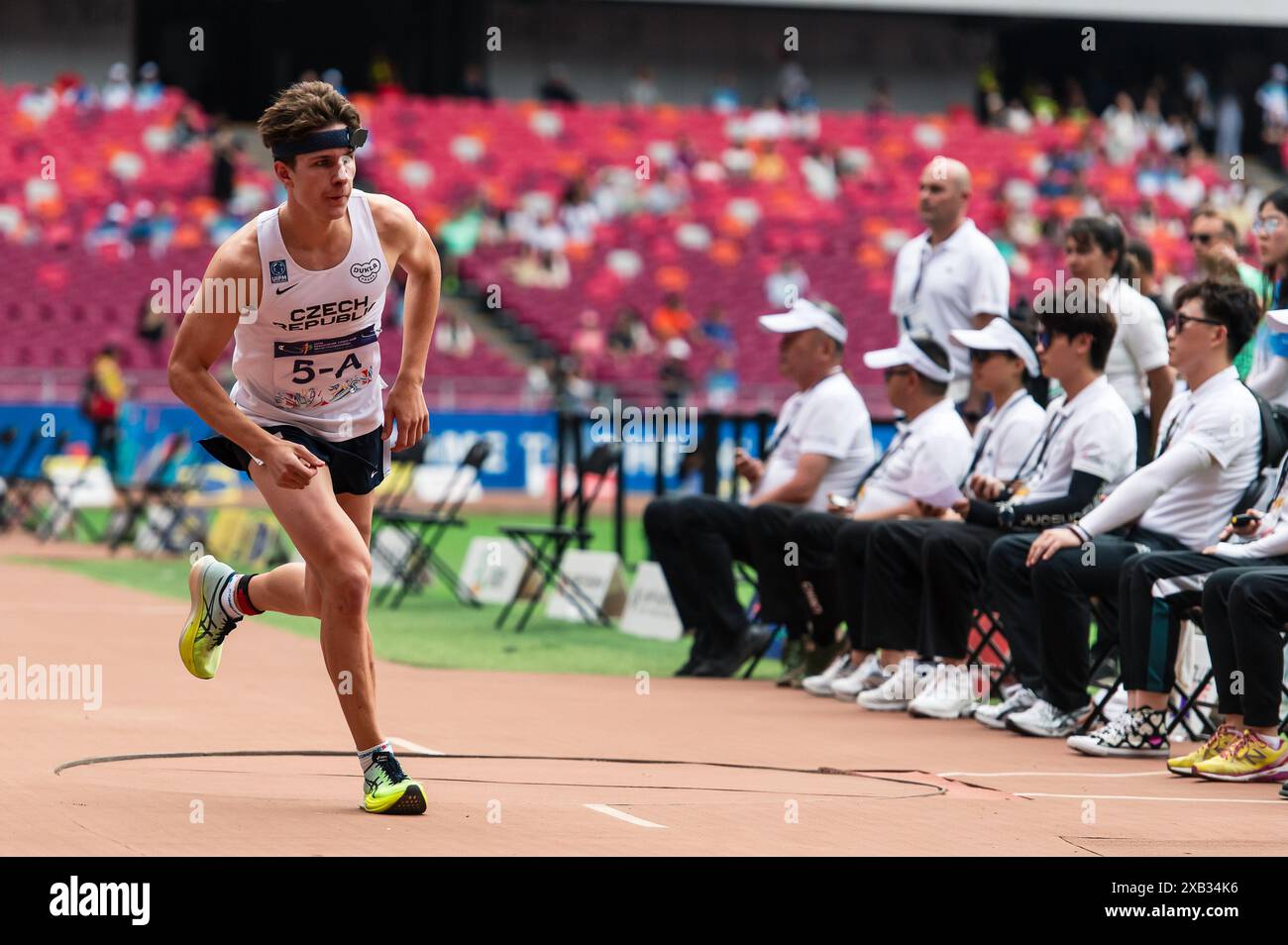 Czech Filip Houska and Matous Tuma in action during the Men's Relay in ...