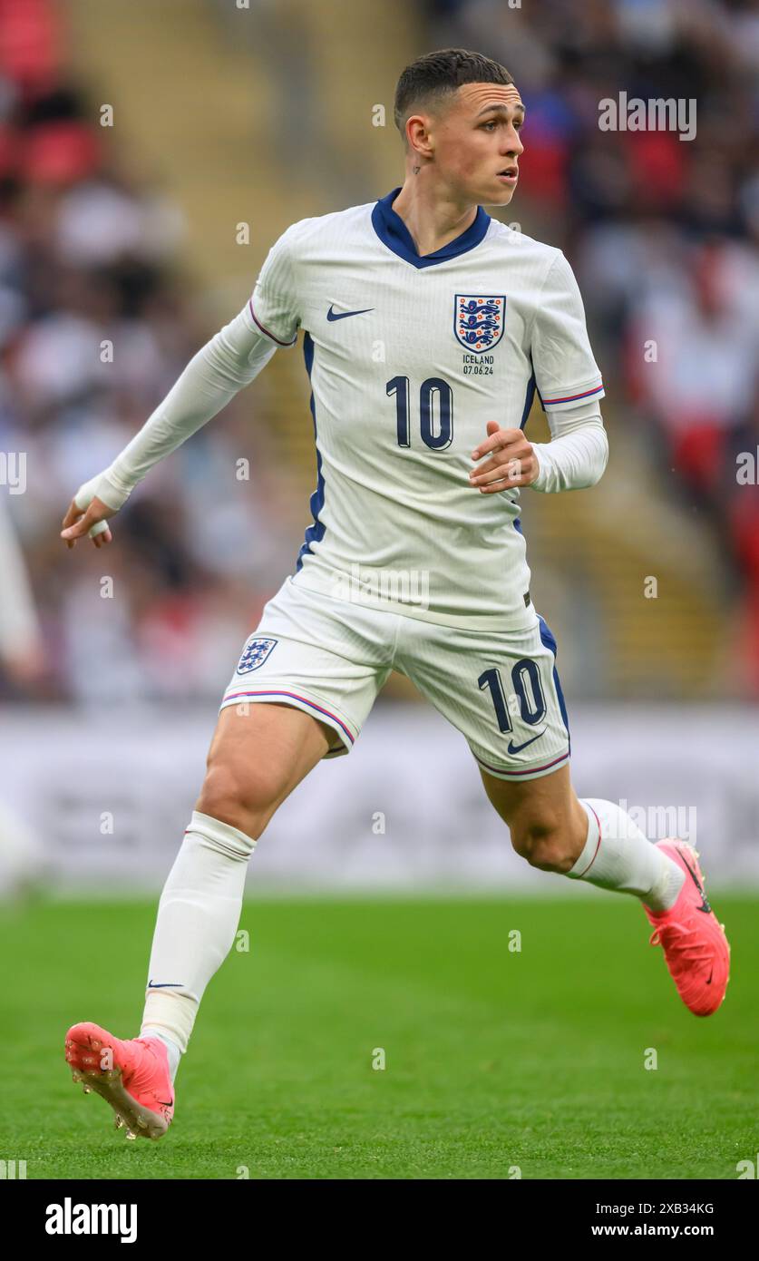 07 Jun 2024 - England v Iceland- International Friendly - Wembley. Phil ...