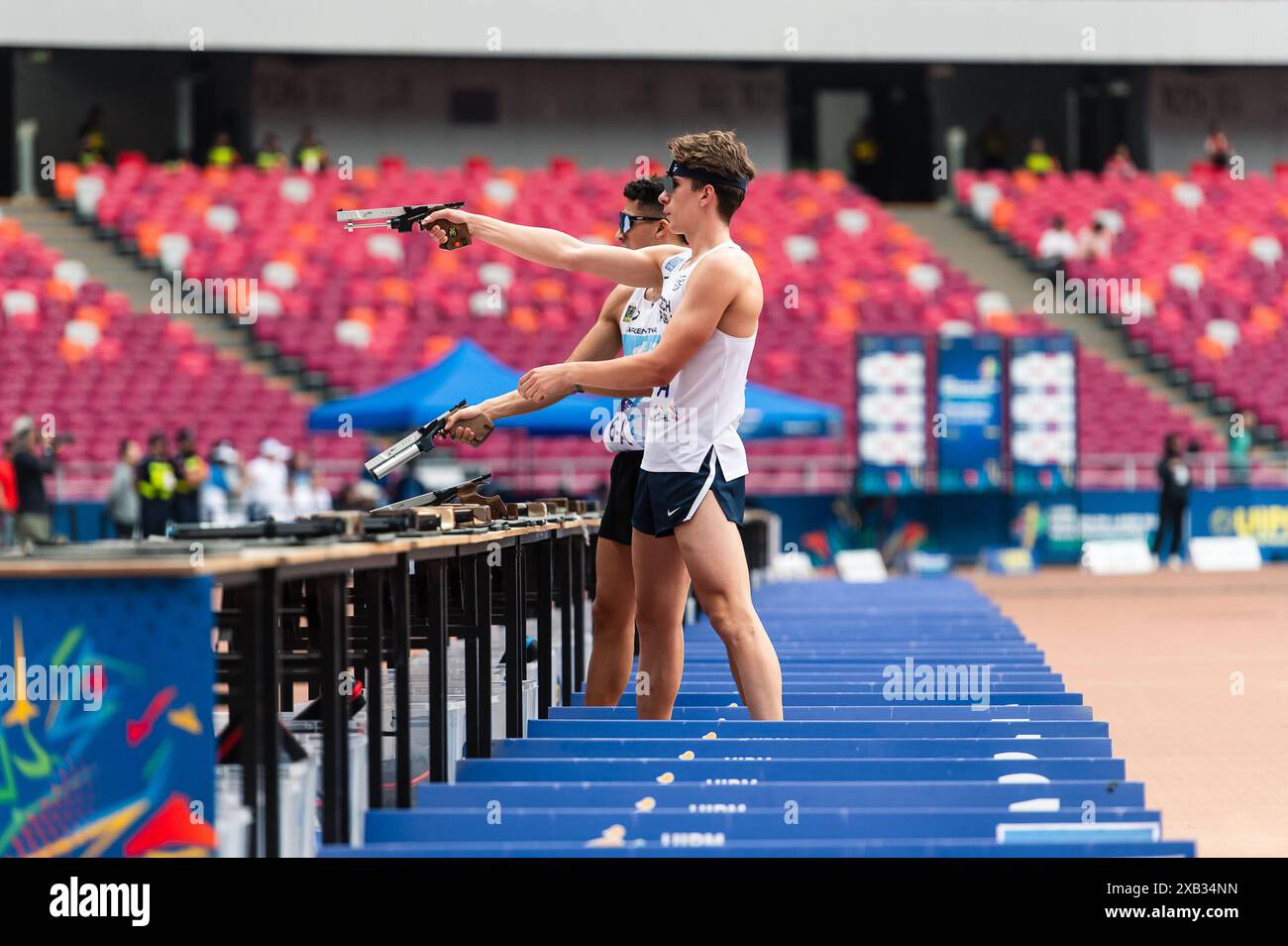 Czech Filip Houska and Matous Tuma in action during the Men's Relay in ...