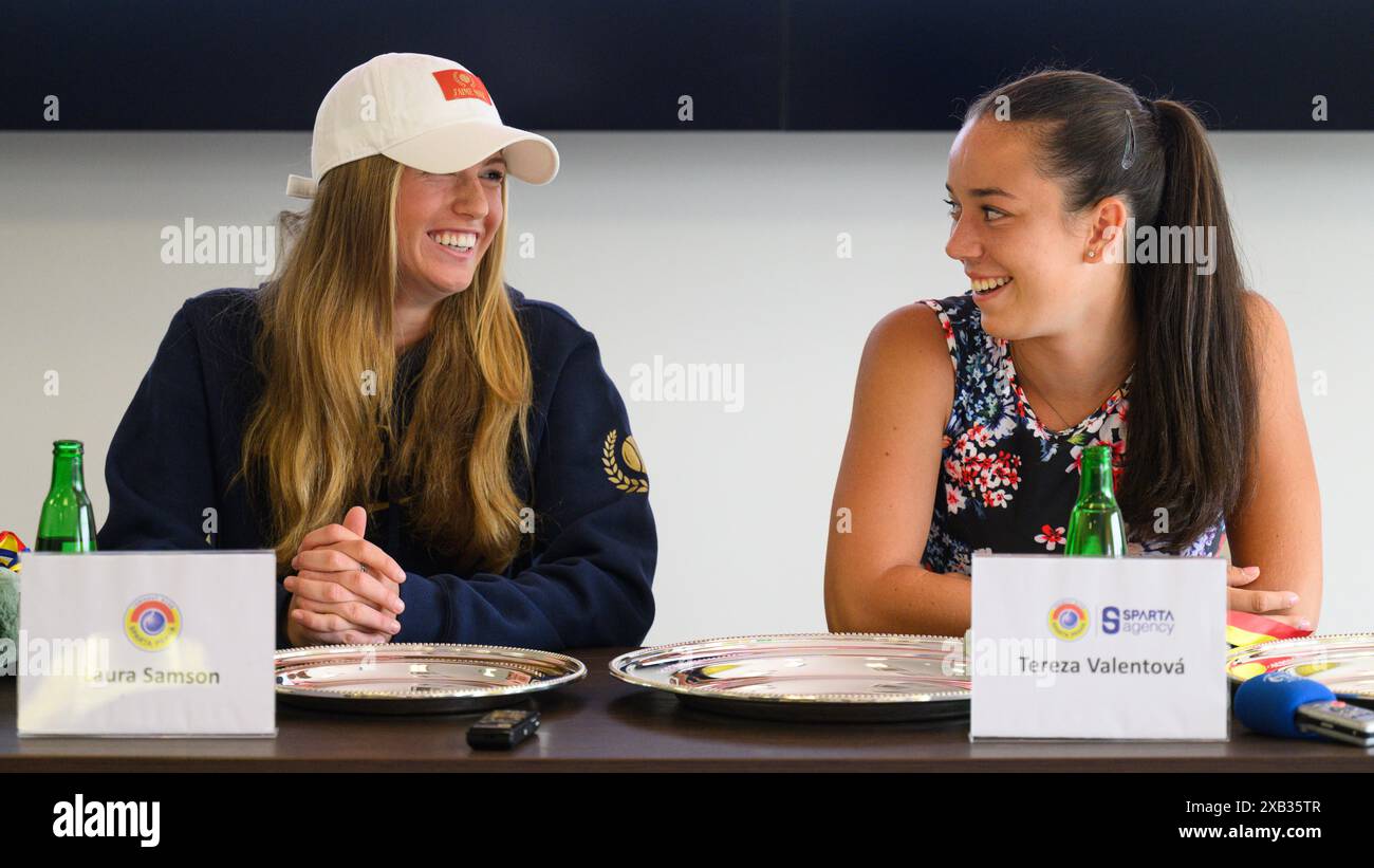 Prague, Czech Republic. 10th June, 2024. Double junior Roland Garros ...