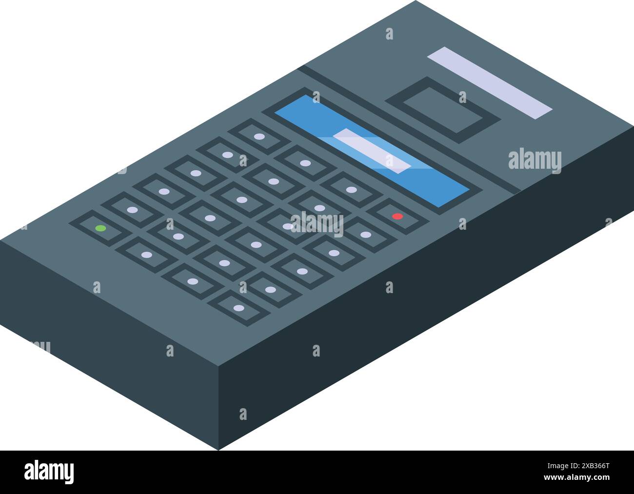 Modern server unit is processing data, with multiple connections and ...