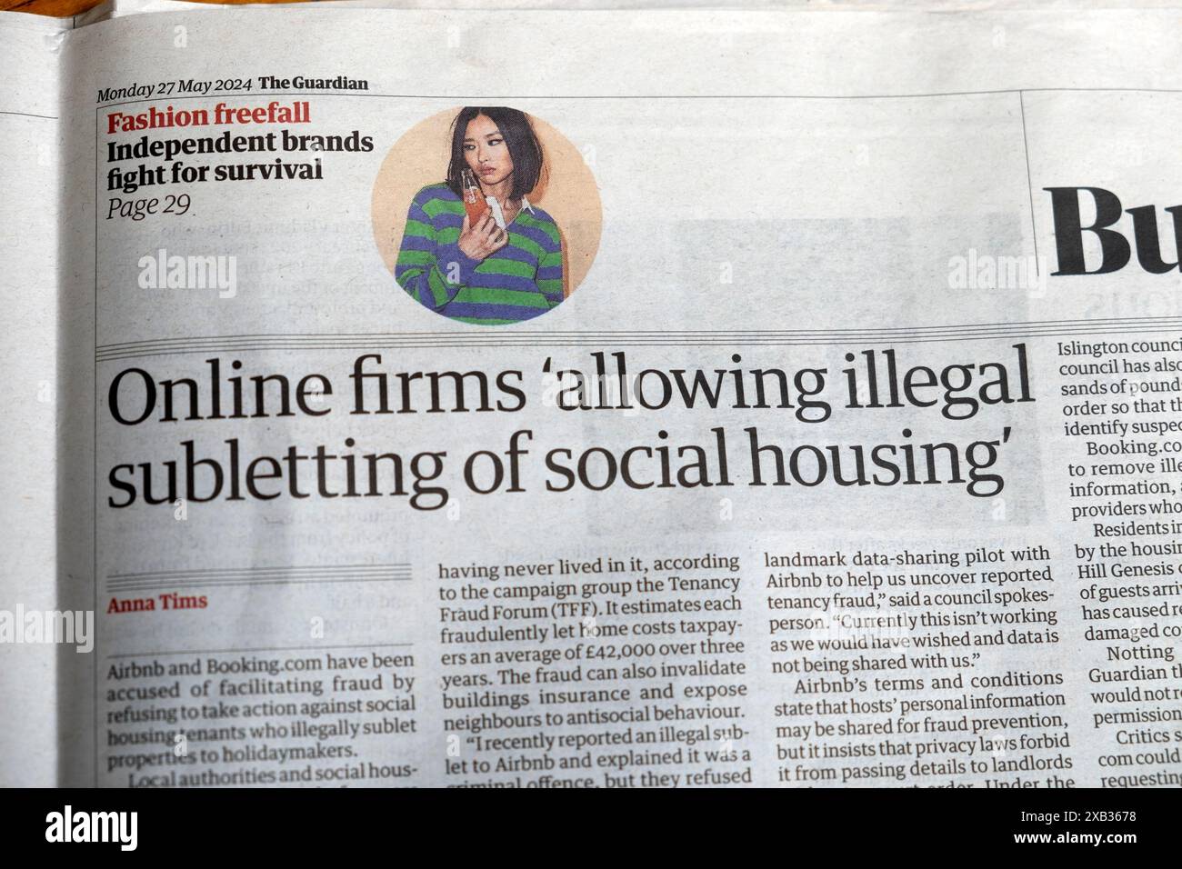 'Online firms 'allowing illegal subletting of social housing' Guardian ...
