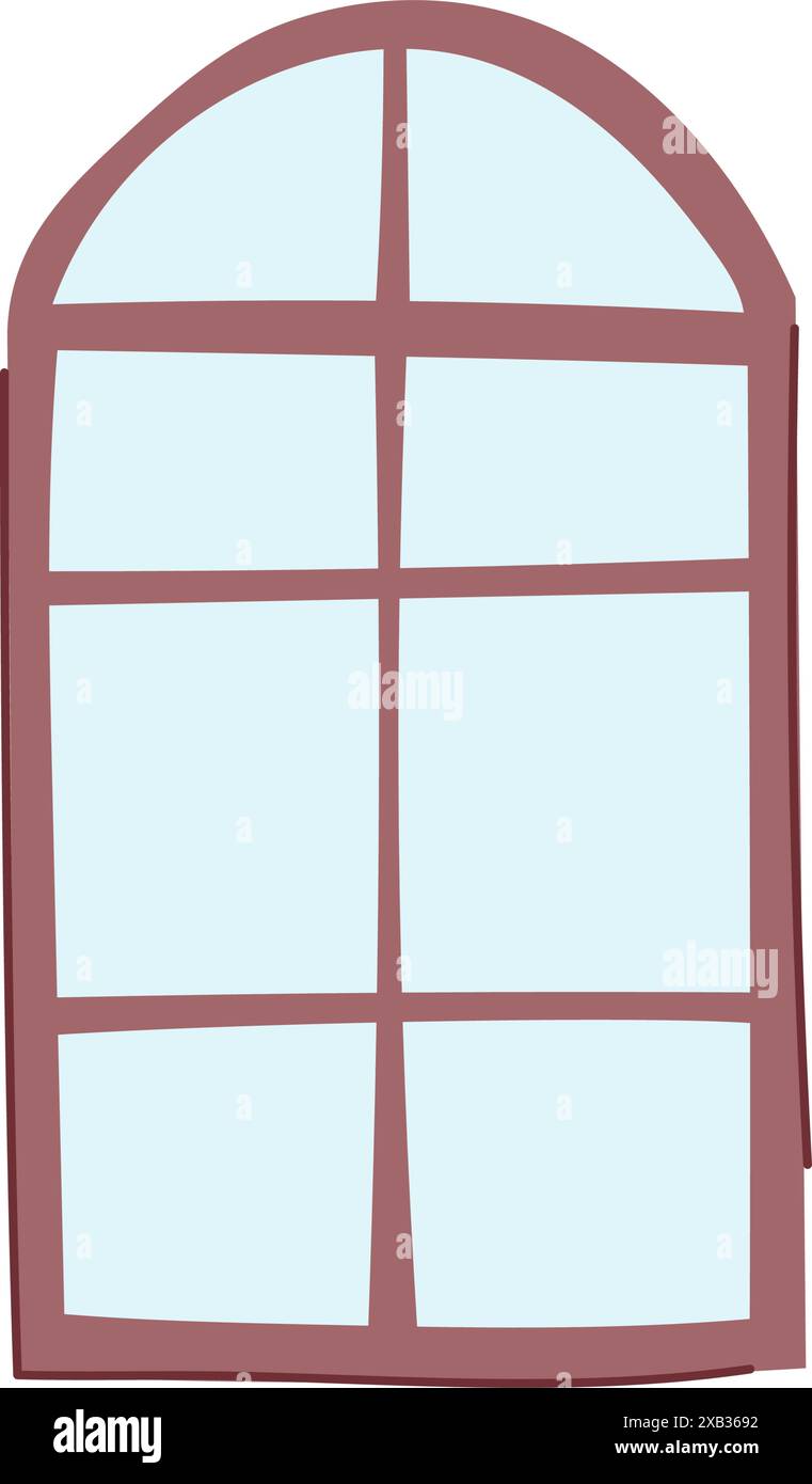 sign window frame cartoon vector illustration Stock Vector Image & Art ...