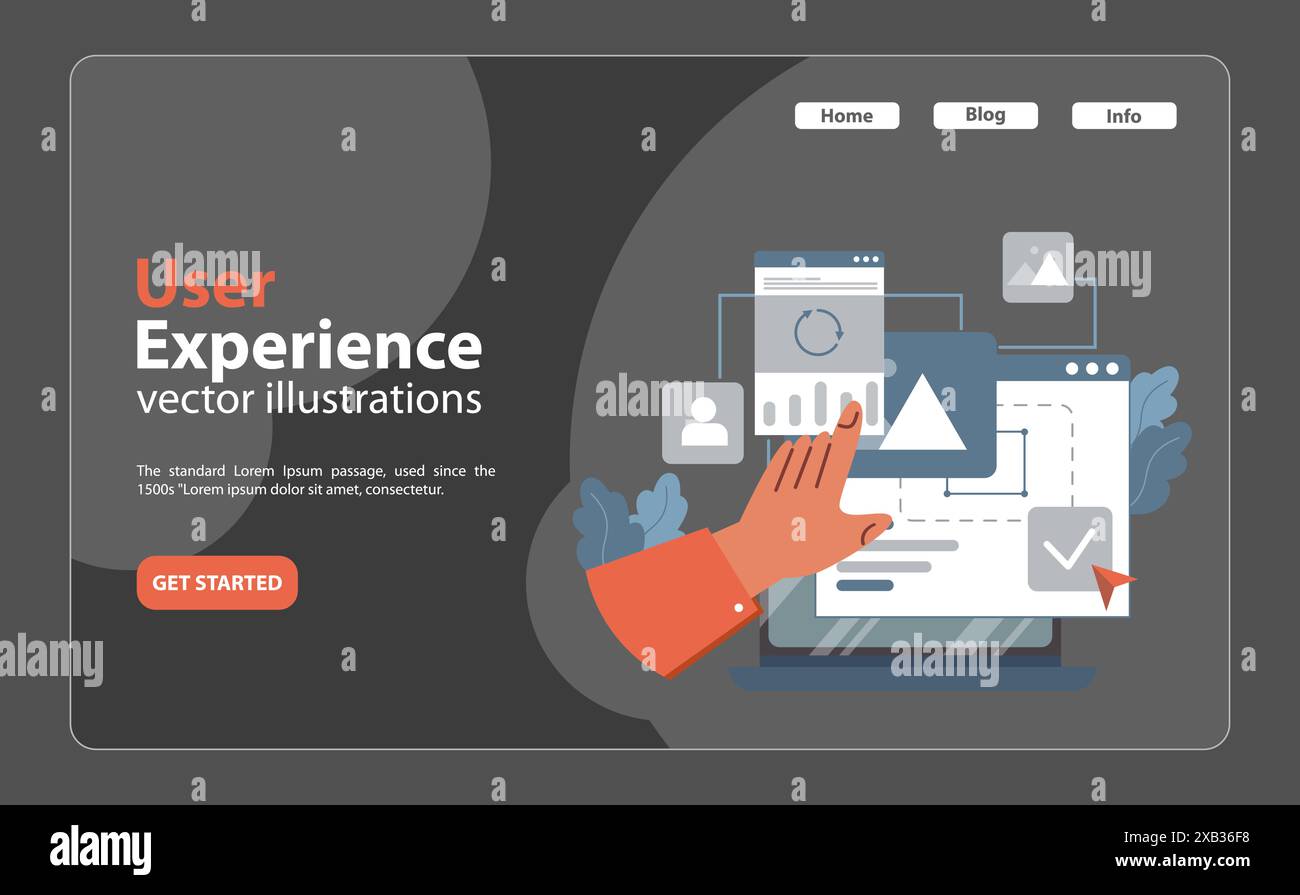 Wireframe Development concept. Designer's hand crafting a responsive ... Wireframe Development concept. Designer's hand crafting a responsive ...