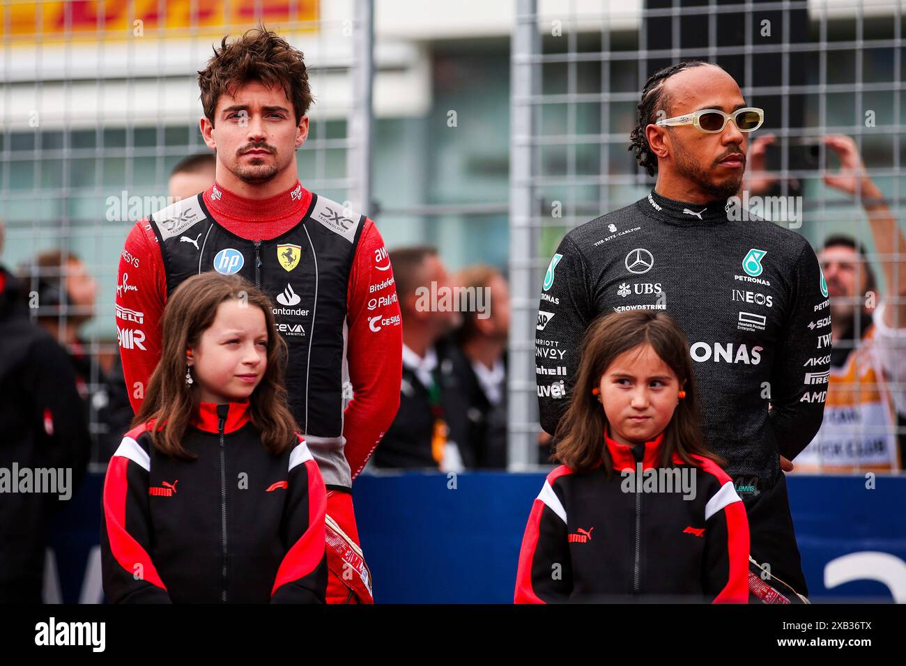 #16 Charles Leclerc (MCO, Scuderia Ferrari HP), #44 Lewis Hamilton (GBR ...