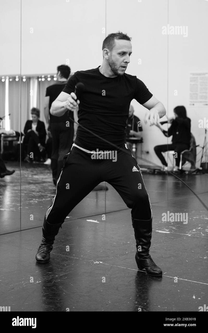 The dancer Manuel Liñan during his performance of the preview of his ...