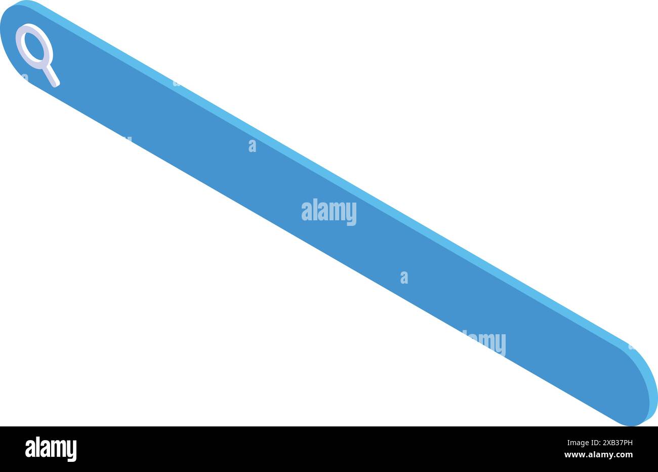 Blue search bar is displaying on white background Stock Vector Image ...