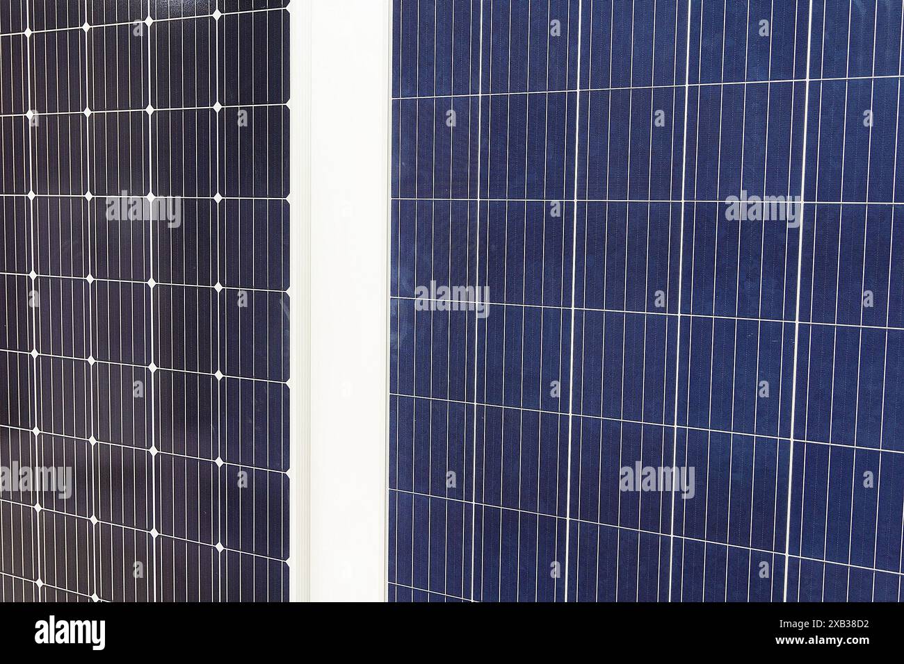 Solar panels showcase at diy hardware store. energy saving equipment ...