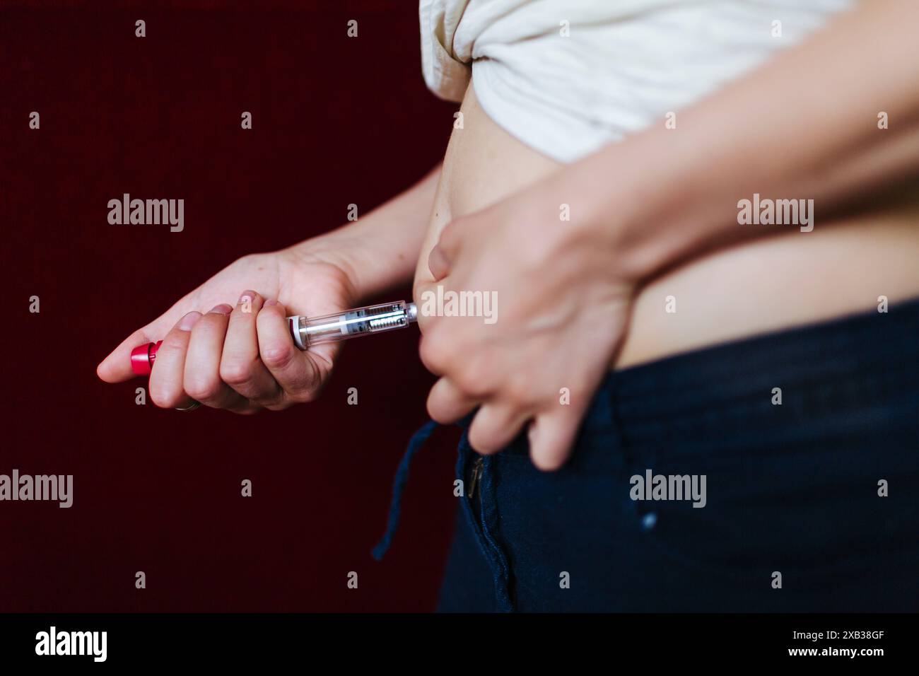 Stomach injection hi-res stock photography and images - Alamy