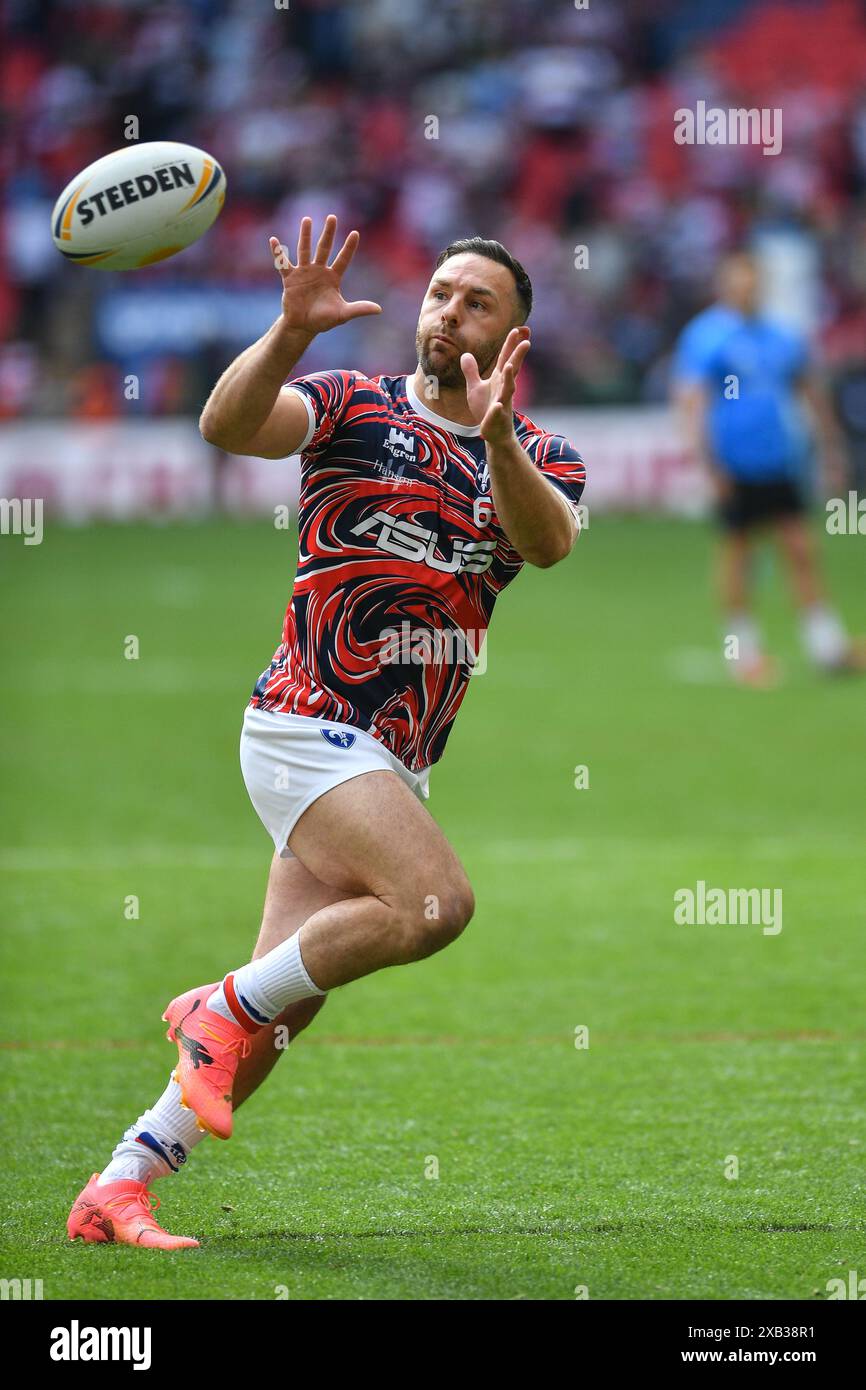 London, England - 8th June 2024 - Wakefield Trinity's Luke Gale, Rugby ...