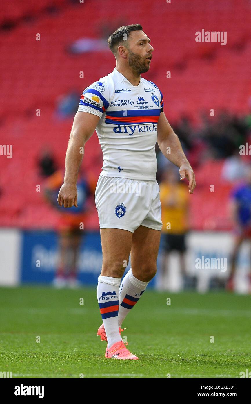 London, England - 8th June 2024 - Wakefield Trinity's Luke Gale. Rugby ...