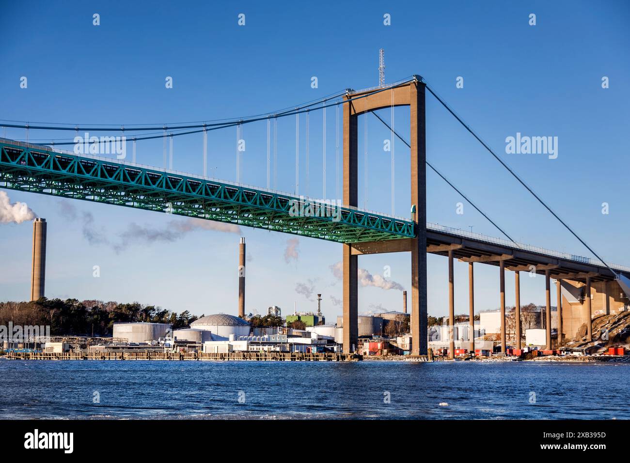 Connection architecture built structure suspension bridge city life hi ...