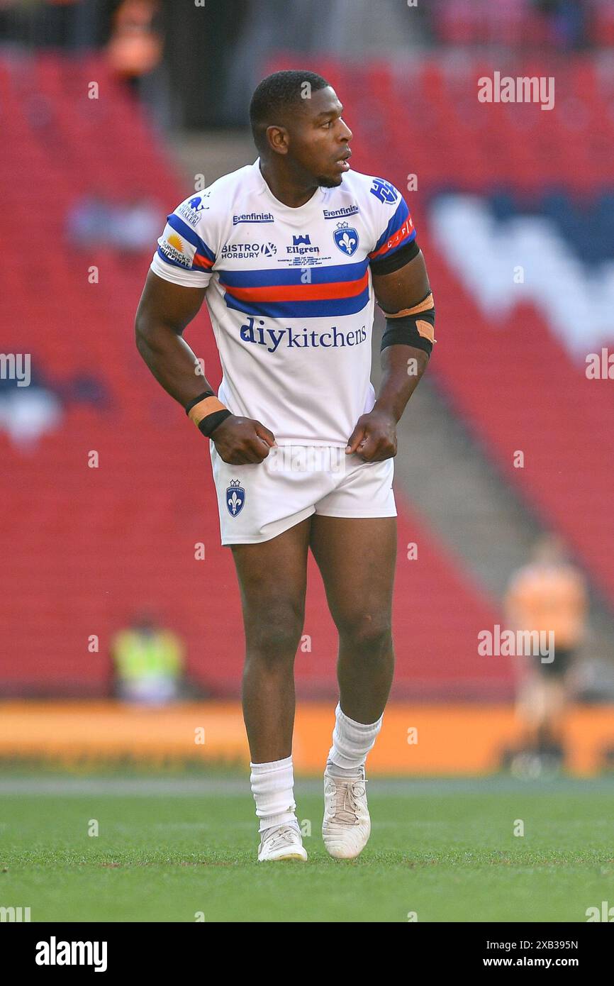 London, England - 8th June 2024 - Wakefield Trinity's Jermaine ...