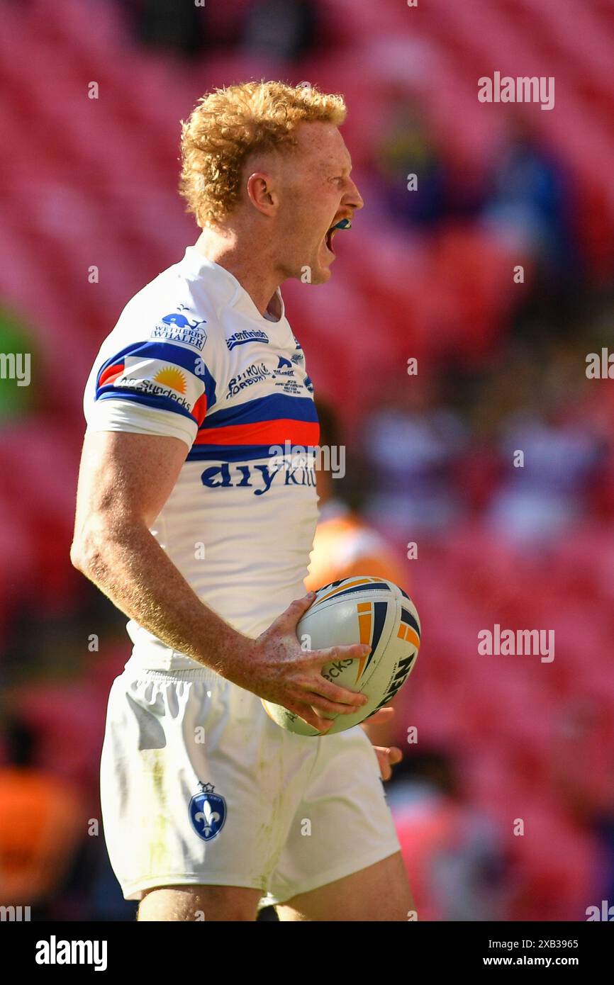 London, England - 8th June 2024 - Wakefield Trinity's Lachlan Walmsley ...