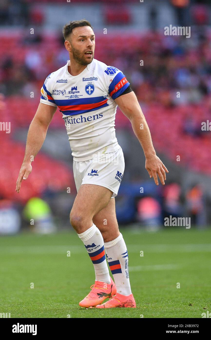 London, England - 8th June 2024 - Wakefield Trinity's Luke Gale. Rugby ...