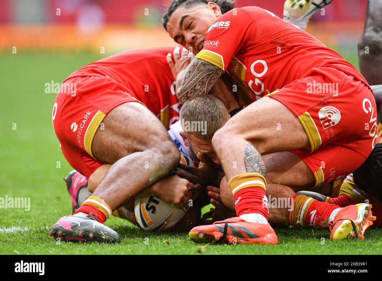 London, England - 8th June 2024 - Wakefield Trinity's Thomas Doyle ...