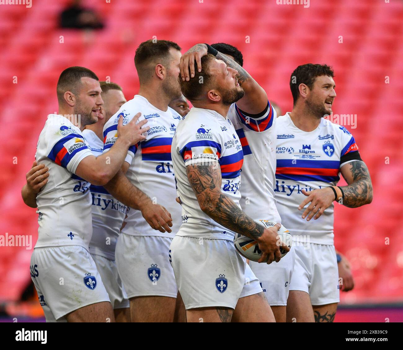 London, England - 8th June 2024 - Wakefield Trinity's Josh Griffin ...