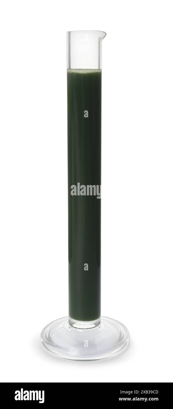 Test tube with crude oil isolated on white Stock Photo - Alamy