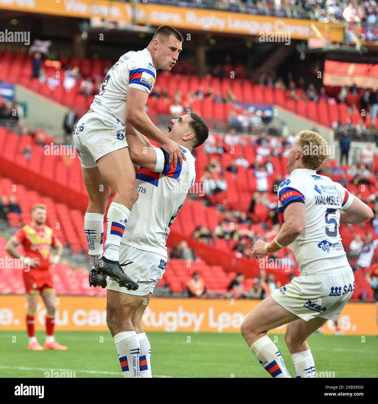 London, England - 8th June 2024 - Wakefield Trinity's Oliver Pratt ...