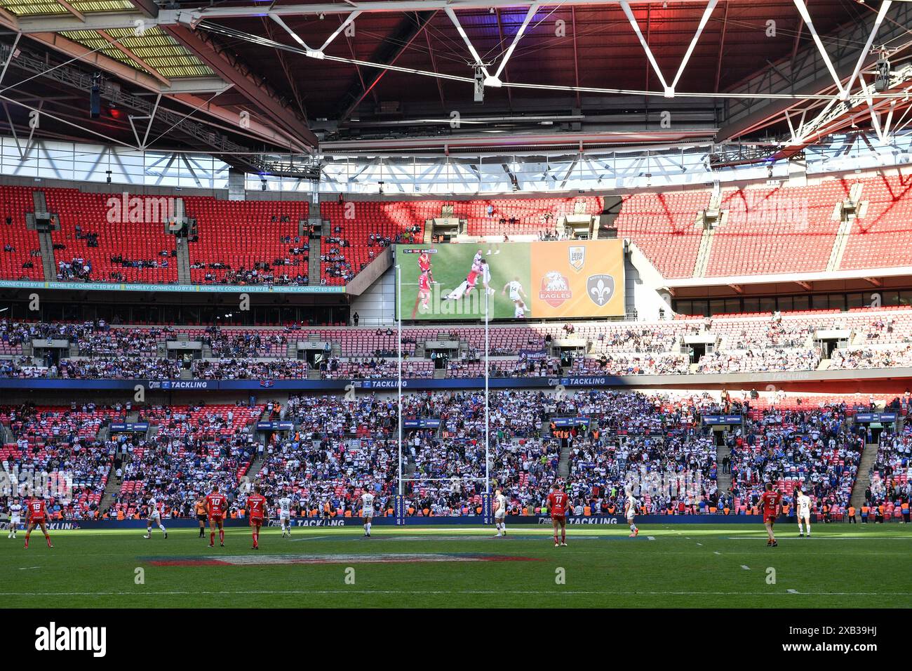 London, England - 8th June 2024 - Wakefield Trinity fans. Rugby League ...