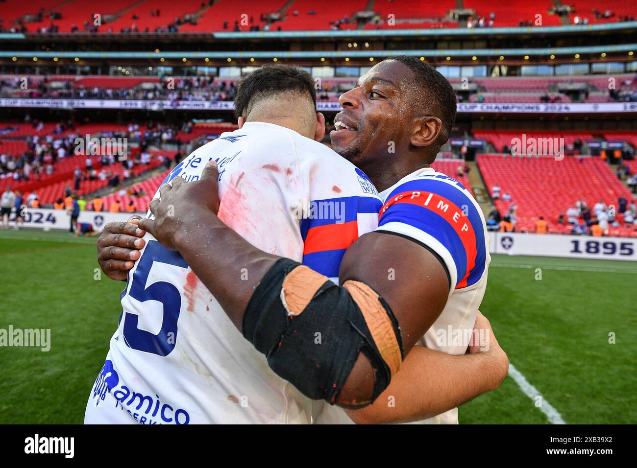 London, England - 8th June 2024 - Wakefield Trinity's Jermaine ...