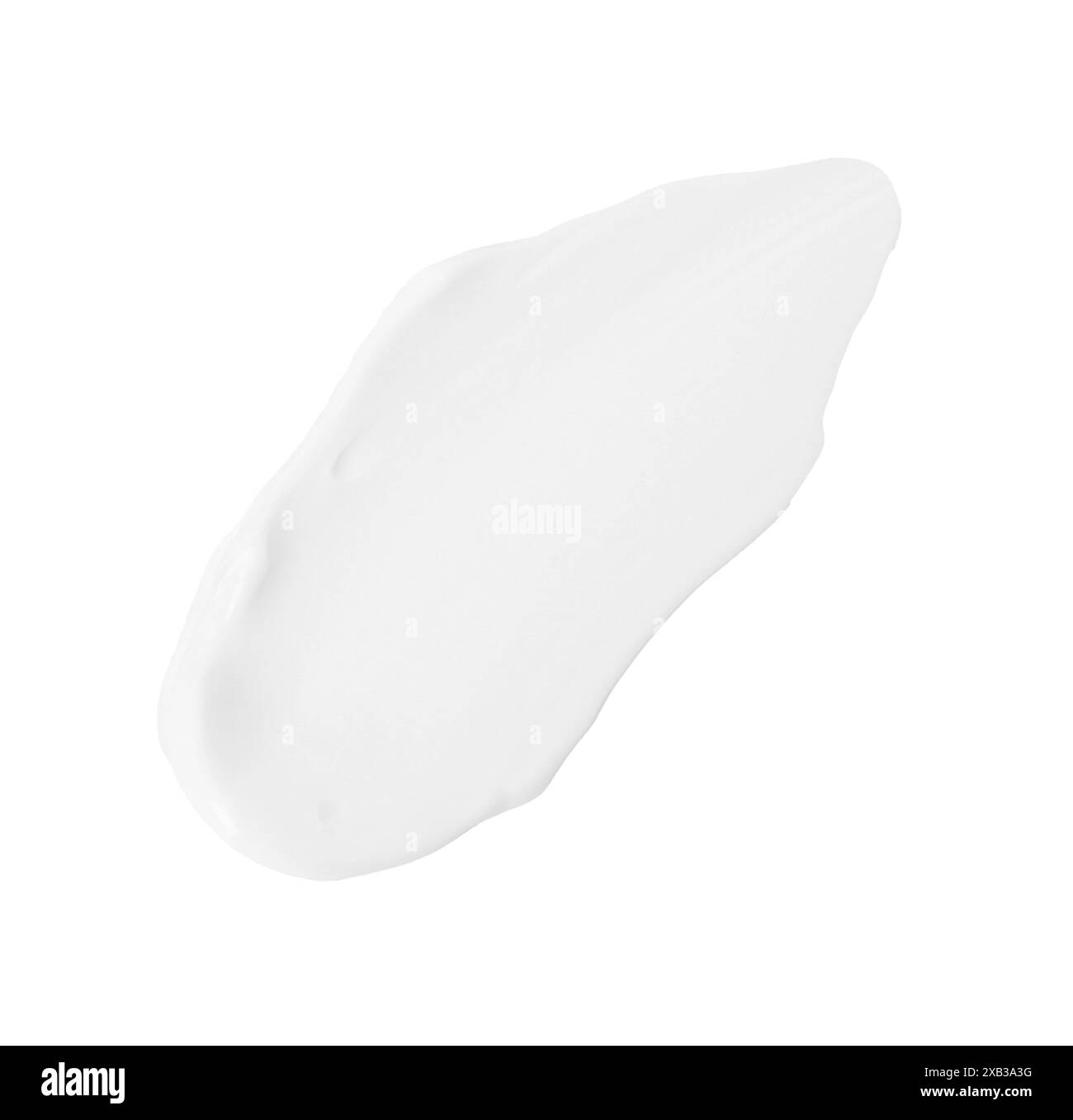 Sample of face cream isolated on white, top view Stock Photo - Alamy