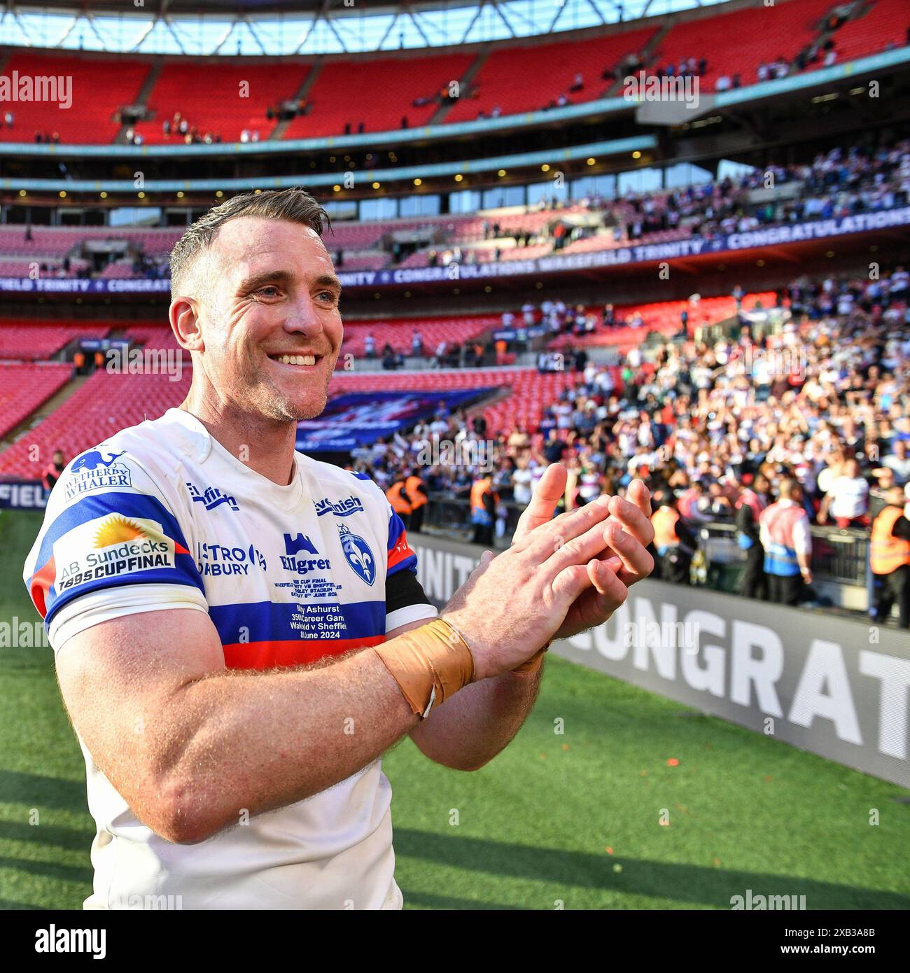 London, England - 8th June 2024 - Rugby League Betfred Challenge Cup ...