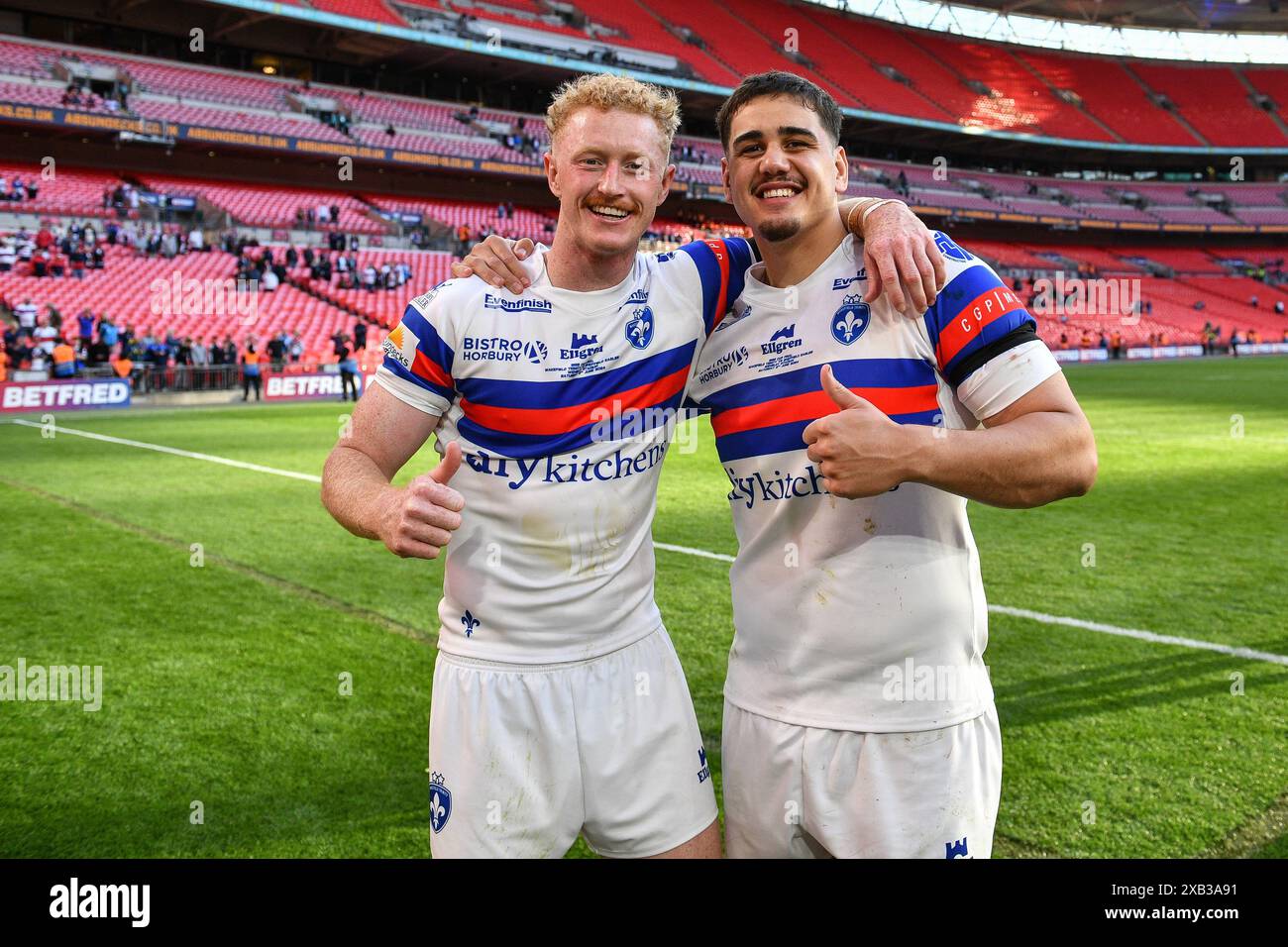 London, England - 8th June 2024 - Wakefield Trinity's Lachlan Walmsley ...