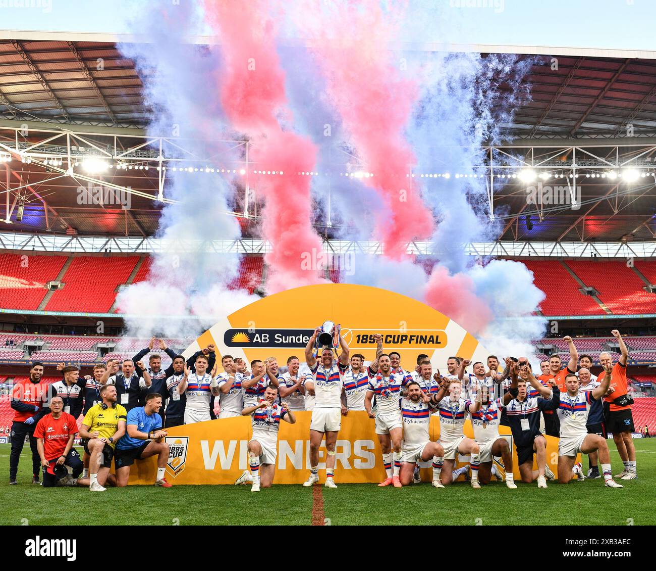 London, England - 8th June 2024 - Wakefield Trinity's Matty Ashurst ...
