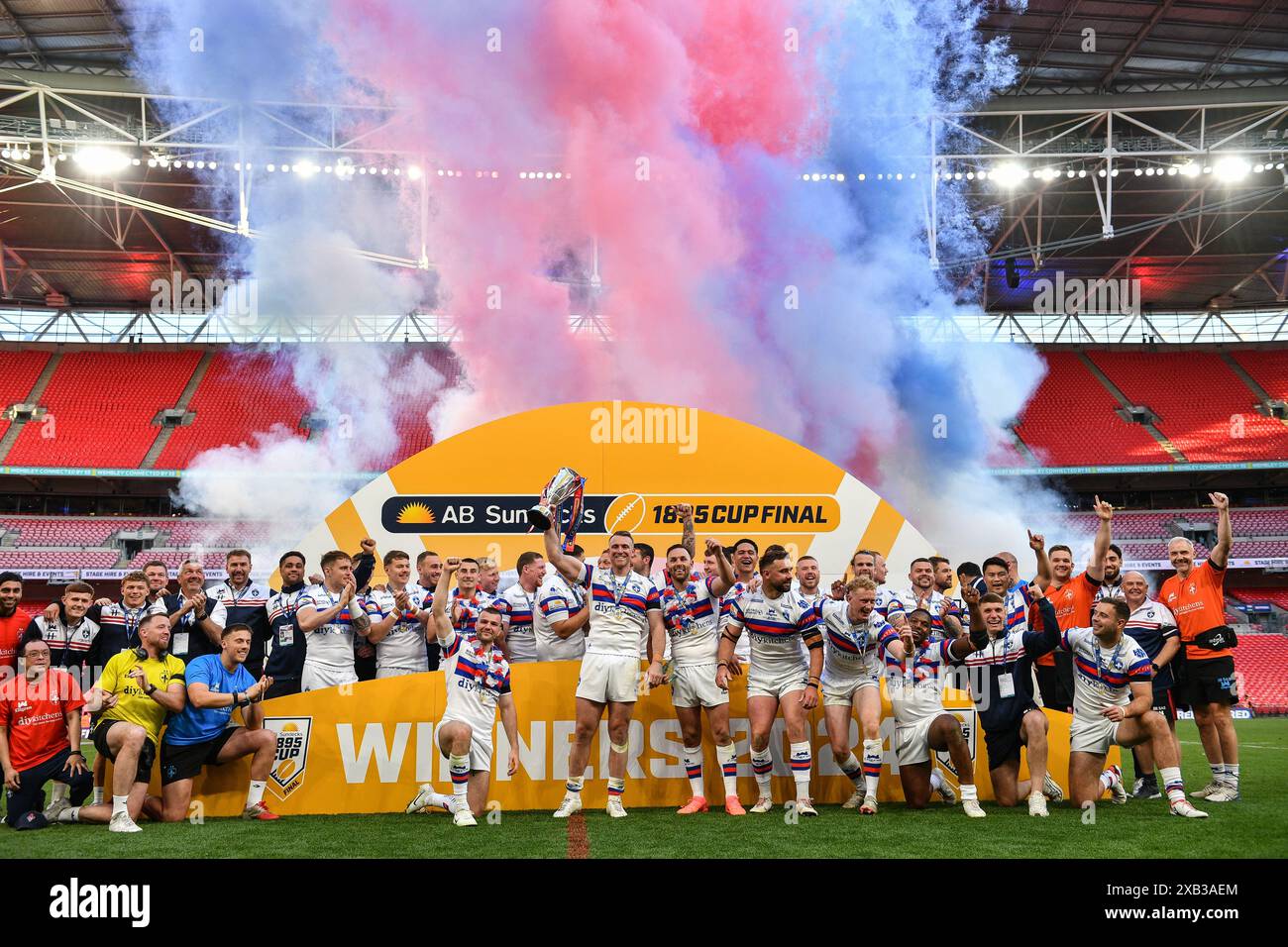 London, England - 8th June 2024 - Wakefield Trinity's Matty Ashurst ...