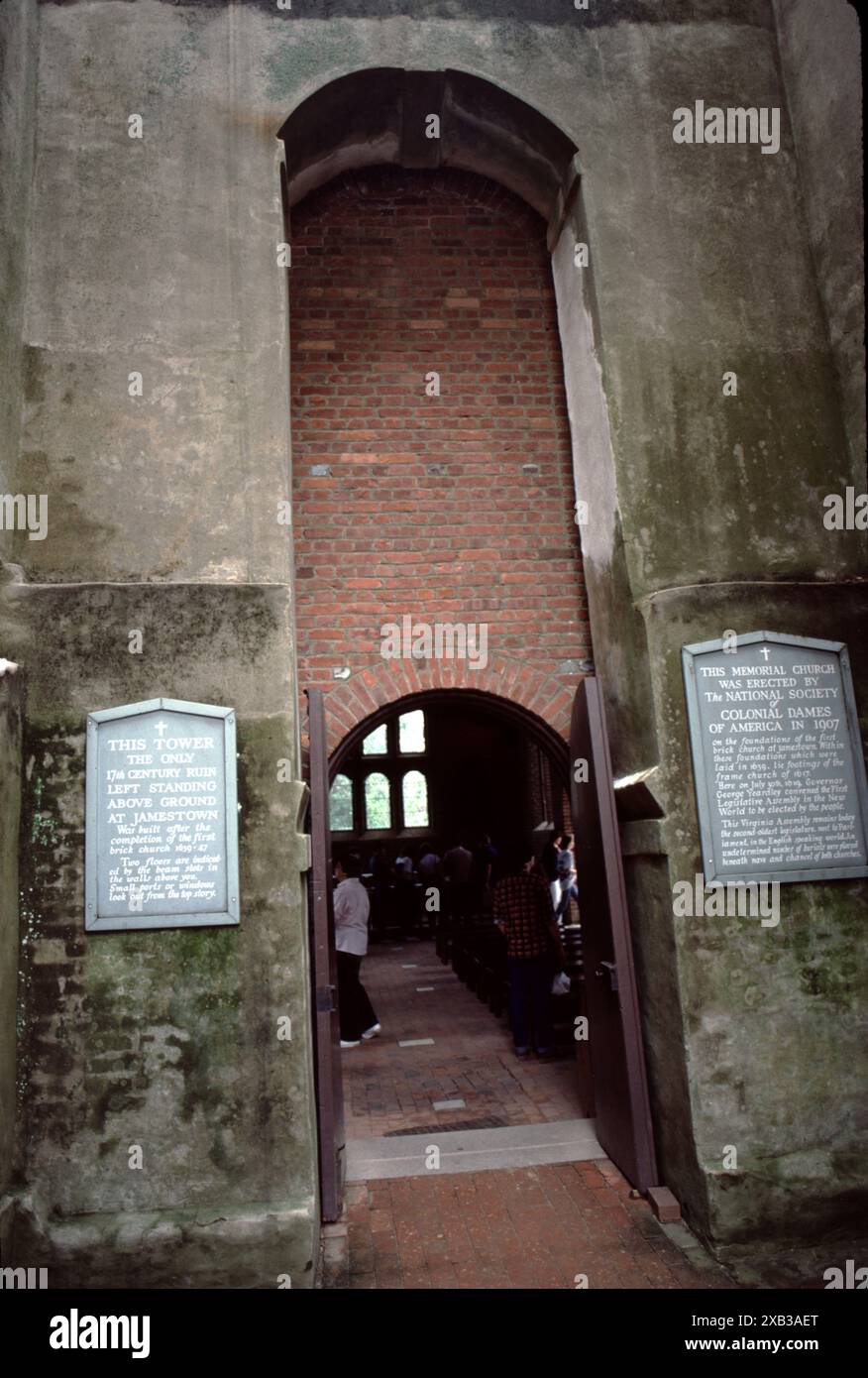 Jamestown National Park, VA USA 9/2006. Historic Jamestowne. Jamestown ...