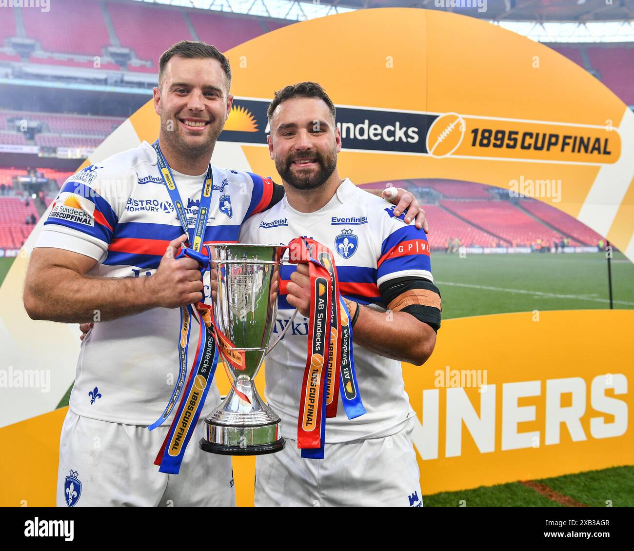 London, England - 8th June 2024 - Wakefield Trinity's Ian Thornley and ...