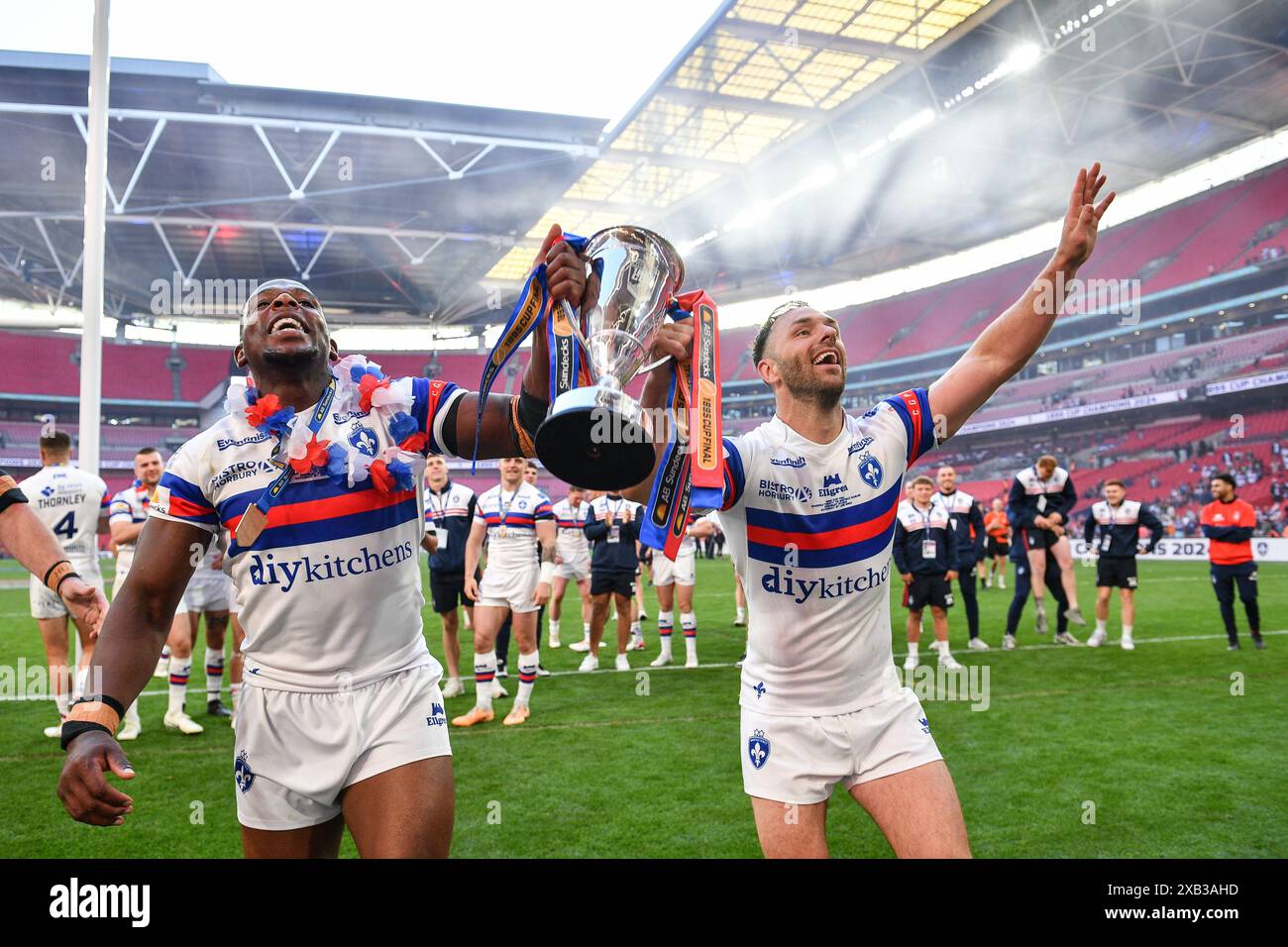 London, England - 8th June 2024 - Wakefield Trinity's Jermaine ...