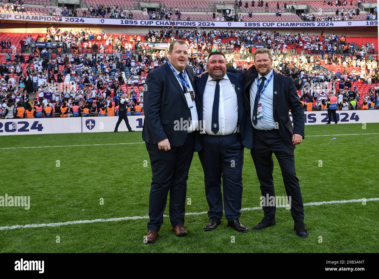 London, England - 8th June 2024 - Steve Mills, matt Ellis and Craig ...