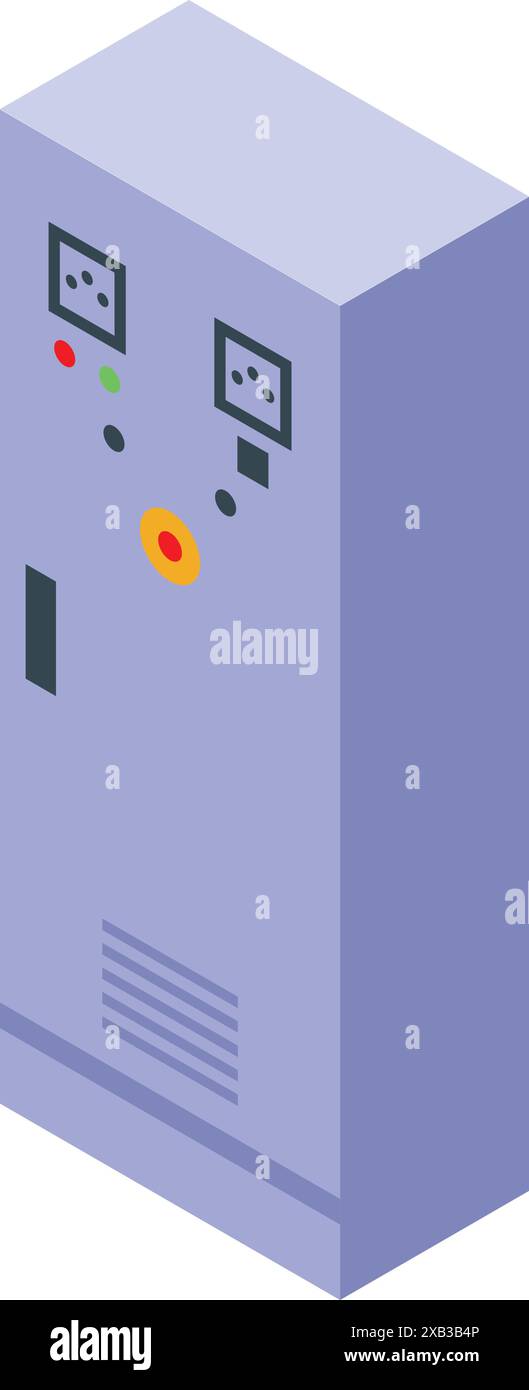 Electric panel with buttons and indicators showing different data ...