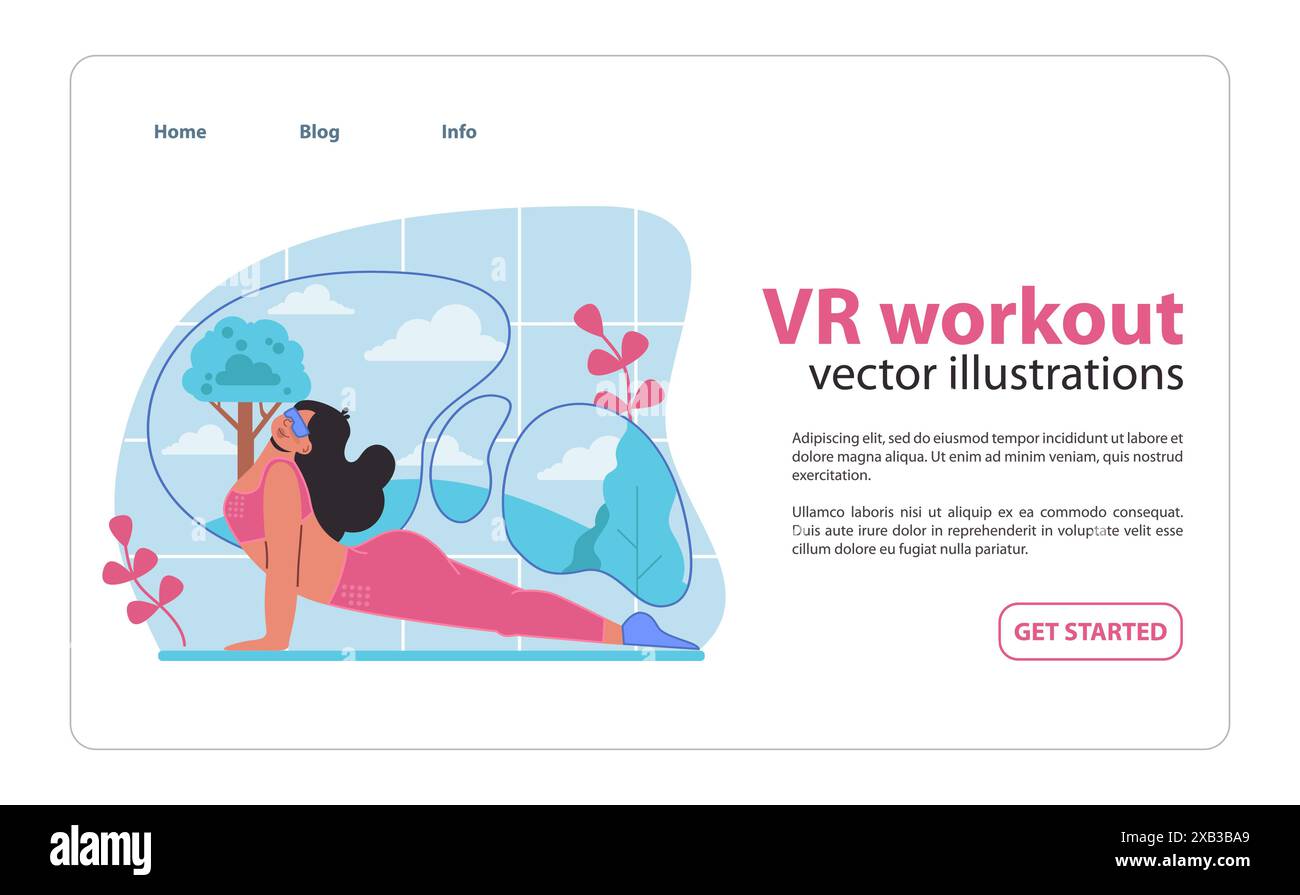 Immerse in a serene VR workout experience, where virtual landscapes ...