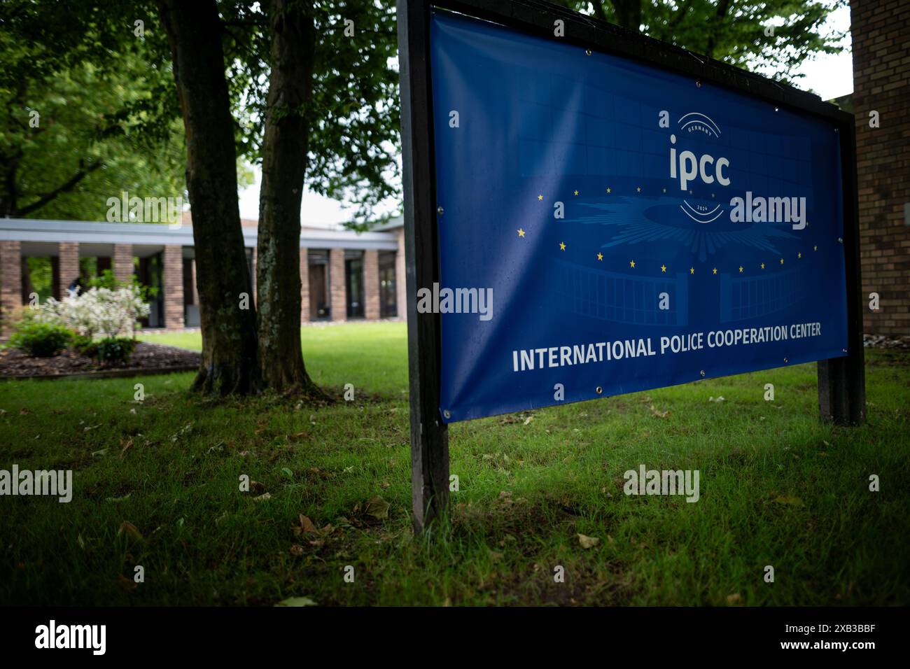 Neuss, Germany. 10th June, 2024. A sign in front of the headquarters ...